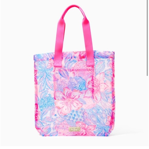 Lilly Pulitzer | Bags | Nwt Lilly Pulitzer Snappy Turtle Mesh Bag ...